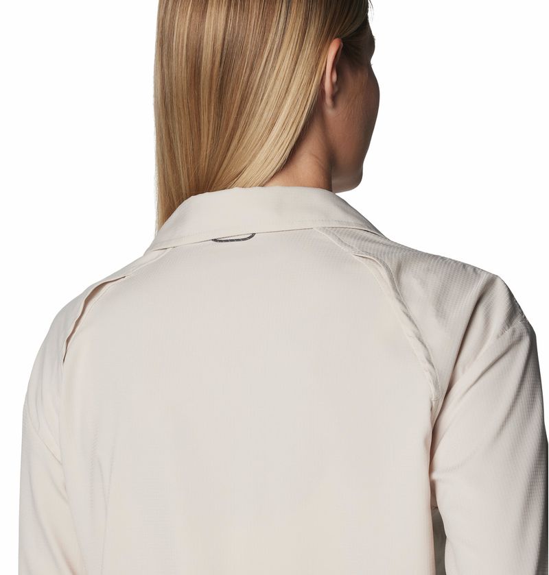 Blusa Para Mujer Manga Larga Silver Ridge™ Utility Beige | Columbia